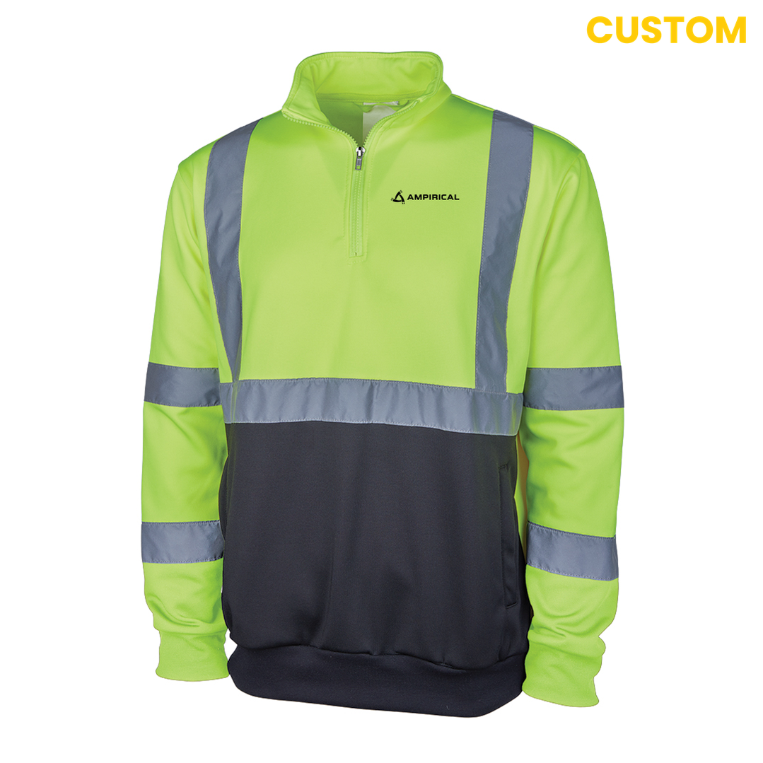 Ampirical QUARTER ZIP HI-VIS SWEATSHIRT